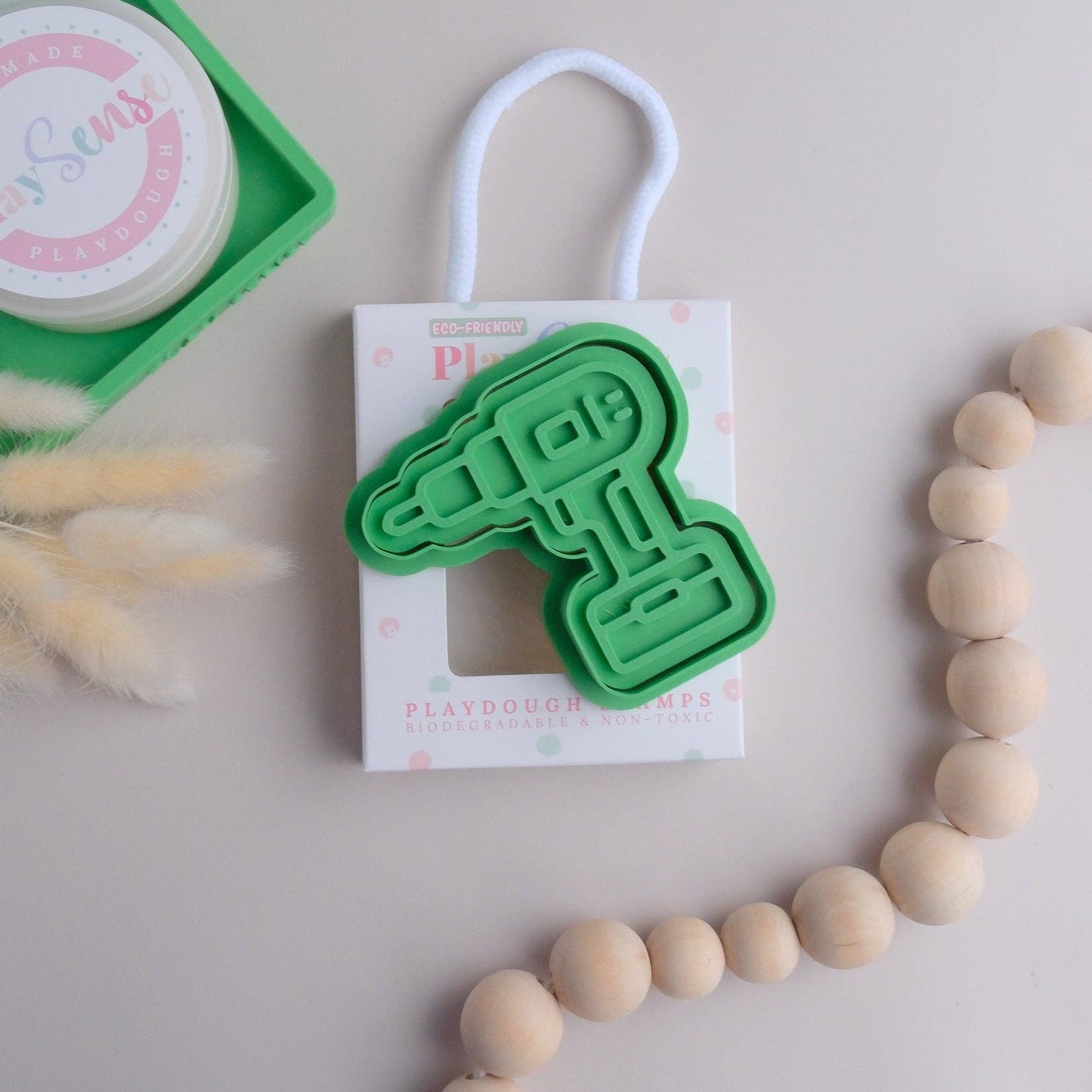 Eco Playdough Stamp | Drill – Letti & Me