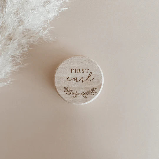 Wooden First Curl Box – Letti & Me