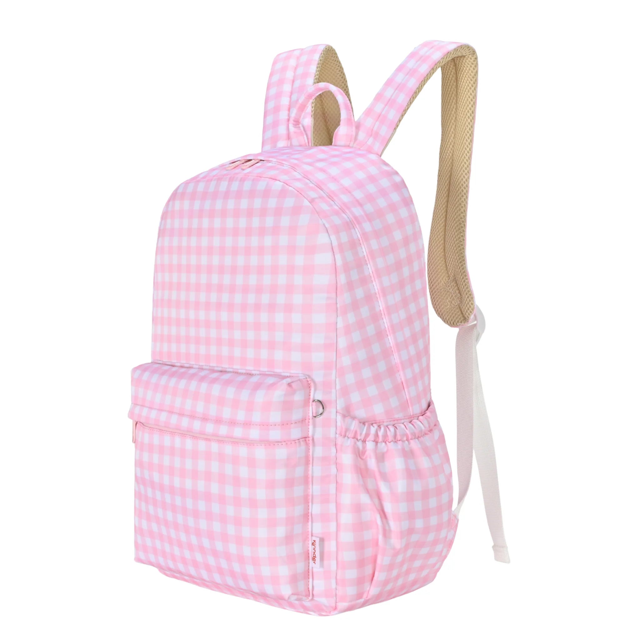 Pink Gingham Junior Kindy/School Backpack – Letti & Me